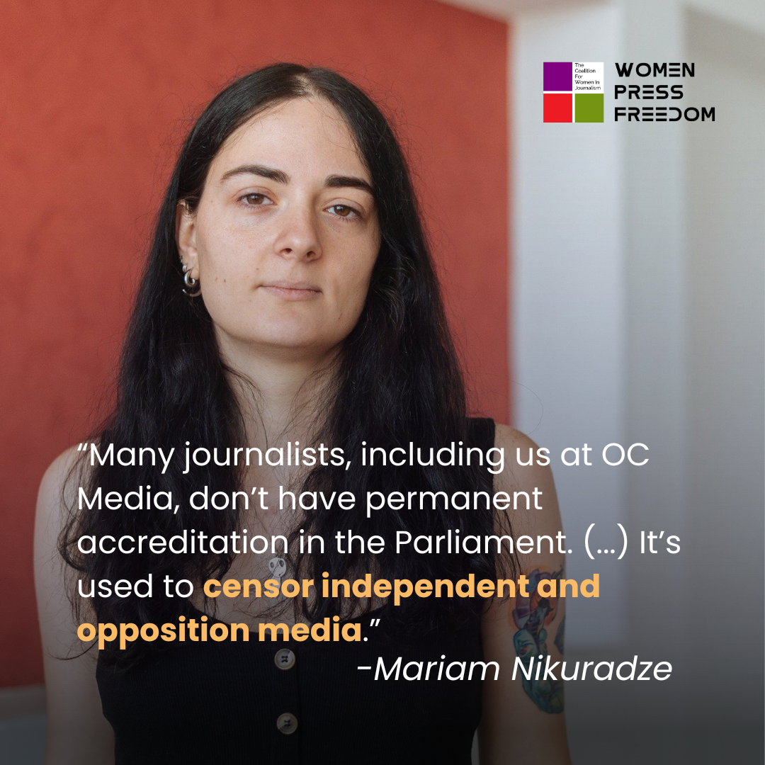 Press Freedom Status For Women Journalists - April 2024 — Coalition For ...