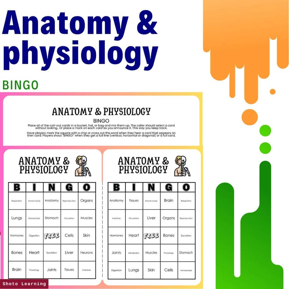 Anatomy & Physiology Word Search Puzzle: Learn Human Body Terms