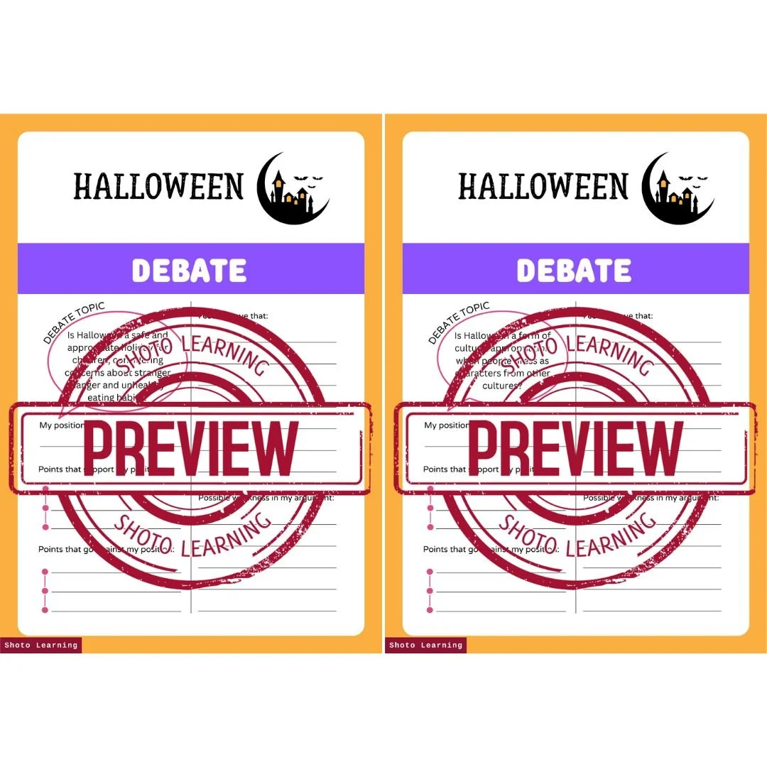 Spooky Halloween Activities Bundle for Kids | Shoto Learning