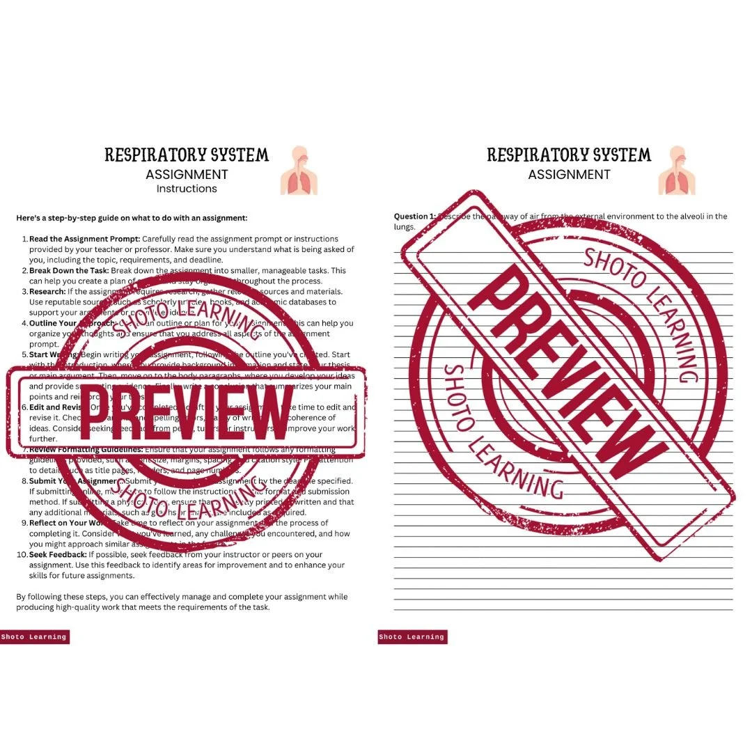 Missing Letter Worksheets: Respiratory System