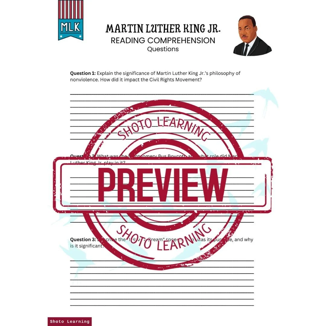 Martin Luther King Jr. 45-Minute Test – Full Assessment
