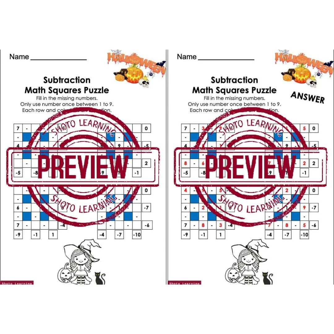 Halloween Addition Puzzle: Fun Math Worksheet