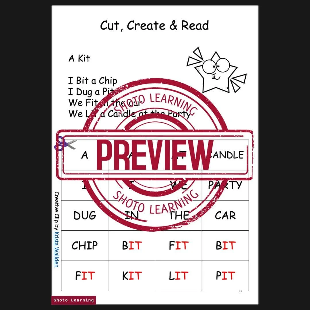 IP Word Family CVC Blend Worksheets: Fun Activities for Reading ...