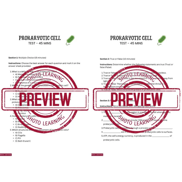 Prokaryotic Cell Q&A Mastery: 20 Questions & Answers