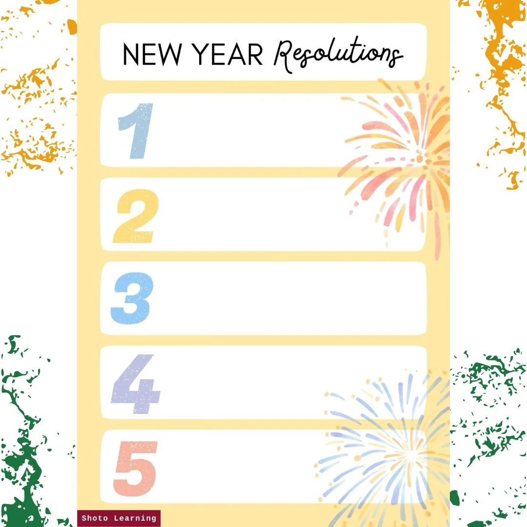 New Year Writing Prompts Worksheet – 10 Fun Creative Prompts