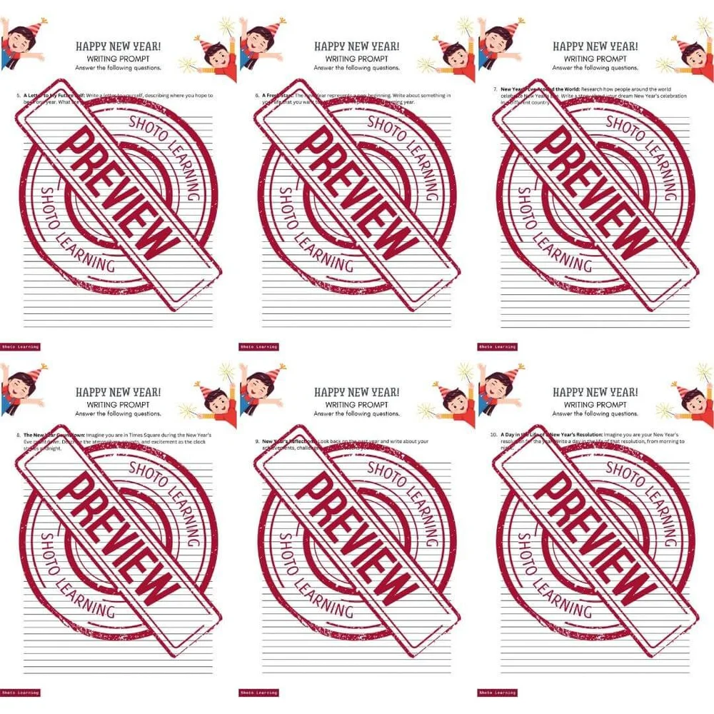 New Year Word Scramble - Festive Puzzle with Answers