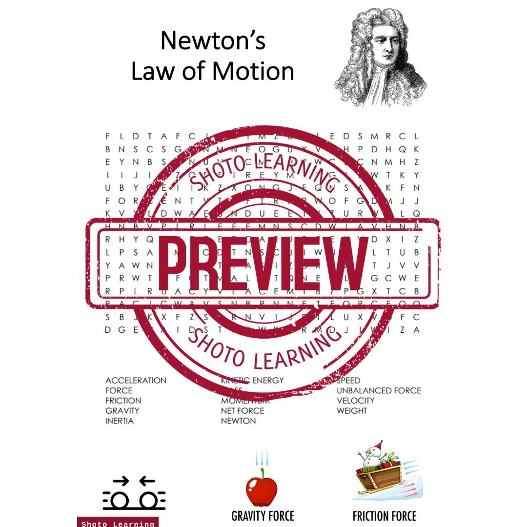Free Newton's Laws of Motion Poster Set - Educational & Fun