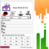 FREE - ED WORD FAMILY CVC BLEND WORKSHEET WORDS FAMILIES READING WRITING