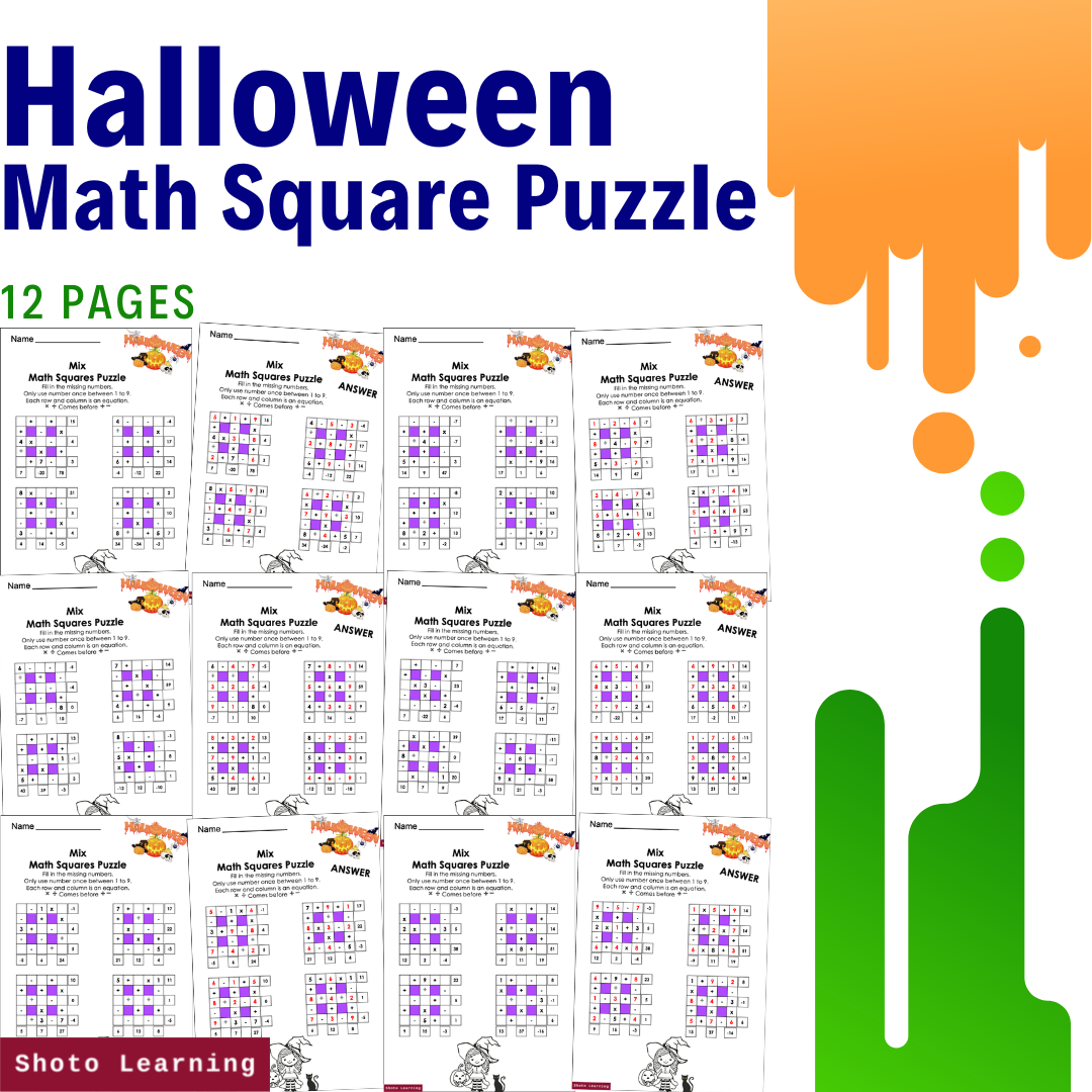 Free Halloween Puzzles and Coloring Worksheets A Great Way to Keep Kids ...