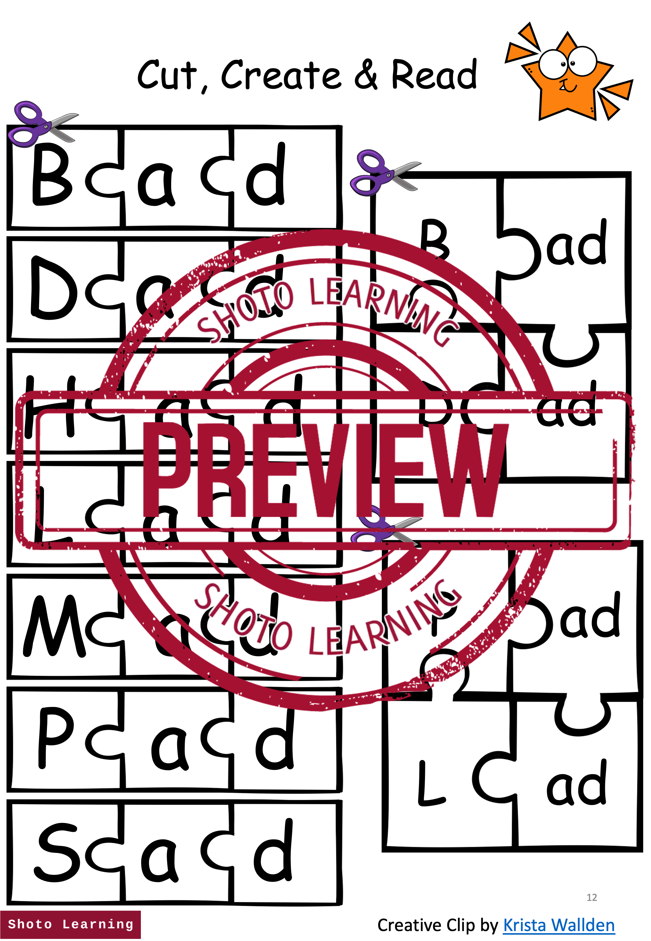 EN WORD FAMILY CVC BLEND WORKSHEET - SPEAKING READING & WRITING 3 ...