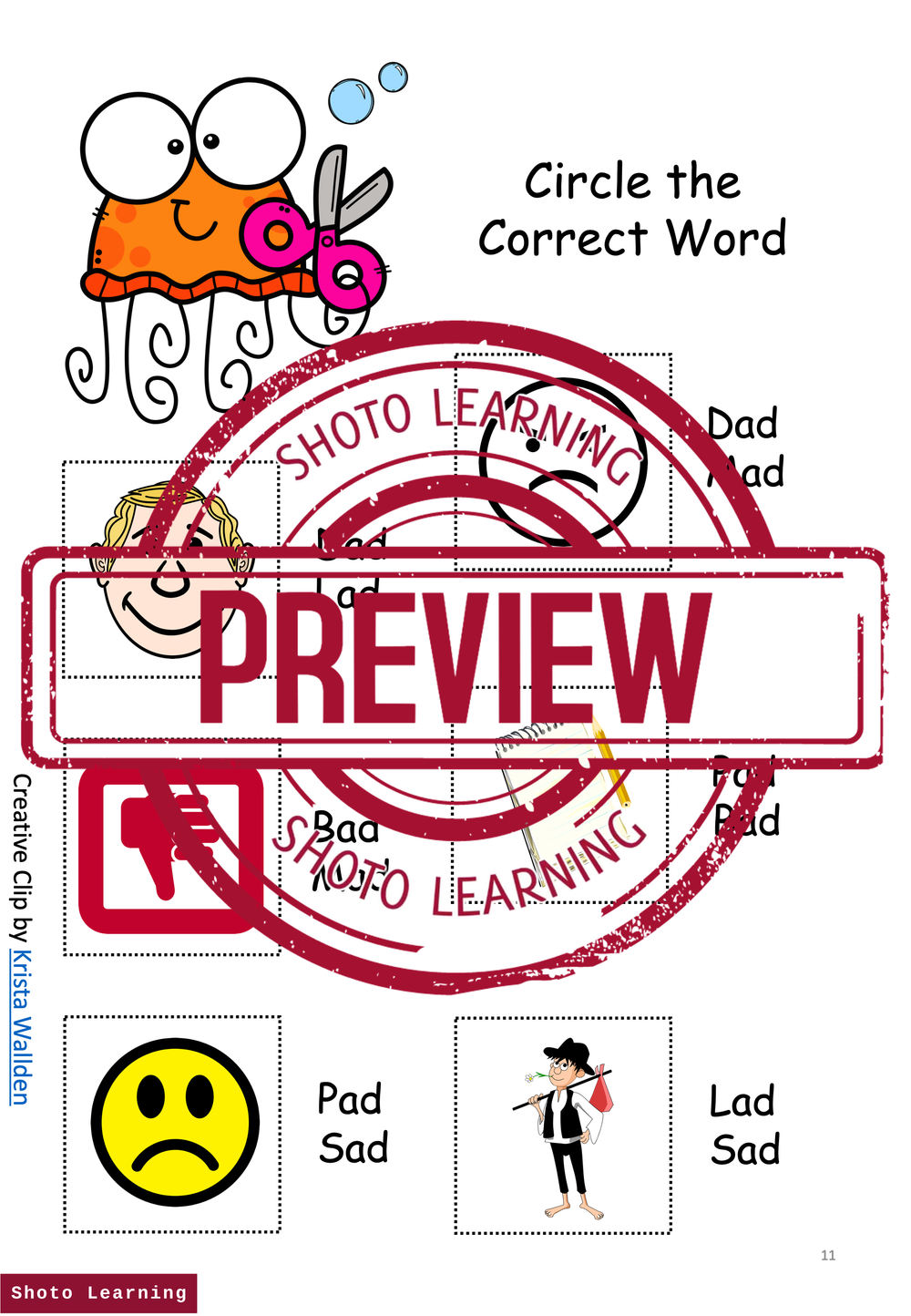 EN WORD FAMILY CVC BLEND WORKSHEET - SPEAKING READING & WRITING 3 ...