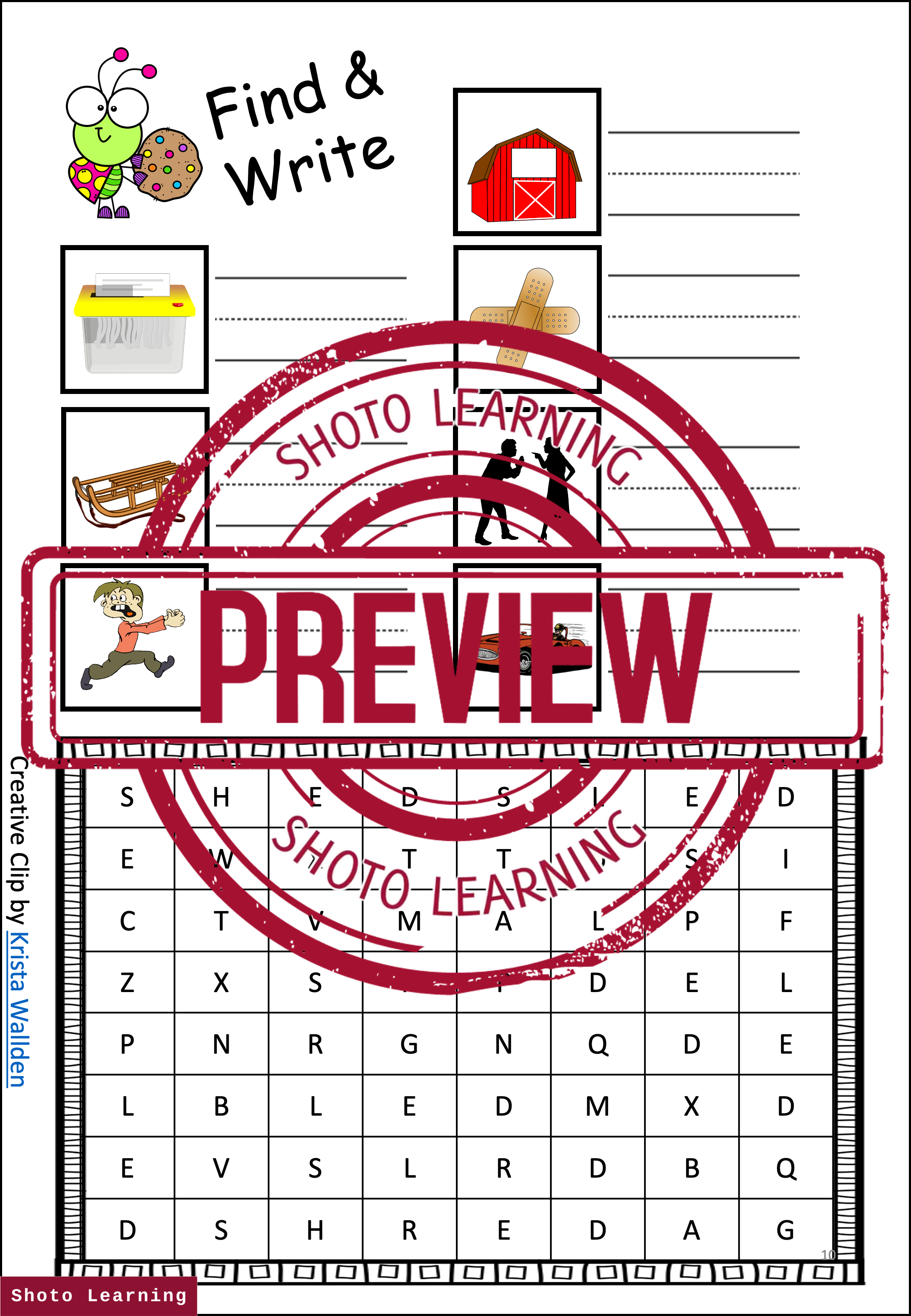 ET WORD FAMILY CVC BLEND WORKSHEET - SPEAKING READING & WRITING 3 ...
