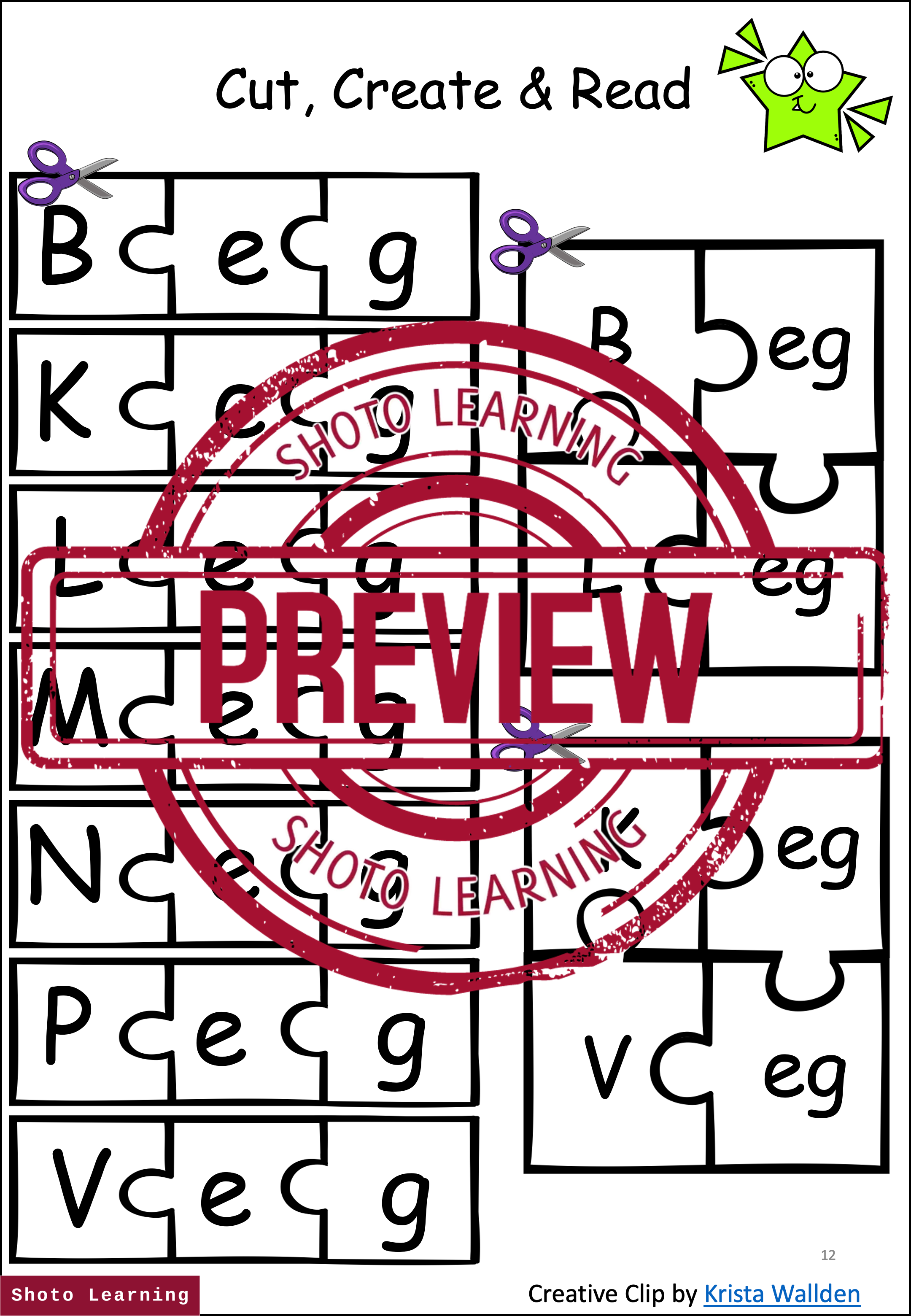 EG WORD FAMILY CVC BLEND WORKSHEET - SPEAKING READING & WRITING 3 ...