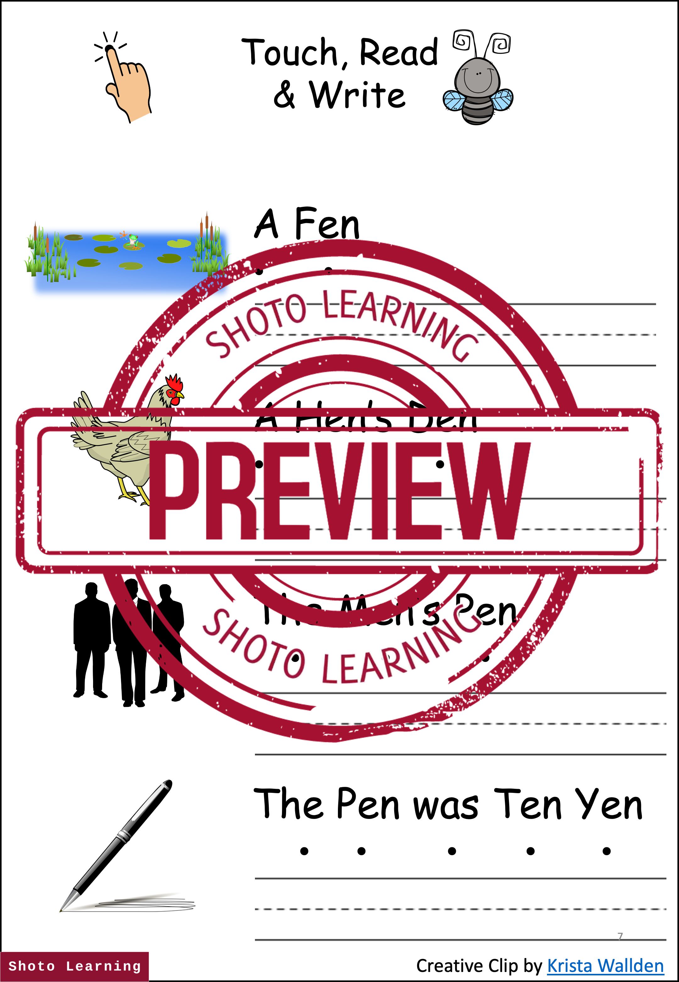 AM WORD FAMILY CVC BLEND WORKSHEET SPEAKING READING WRITING 3 & 4 ...