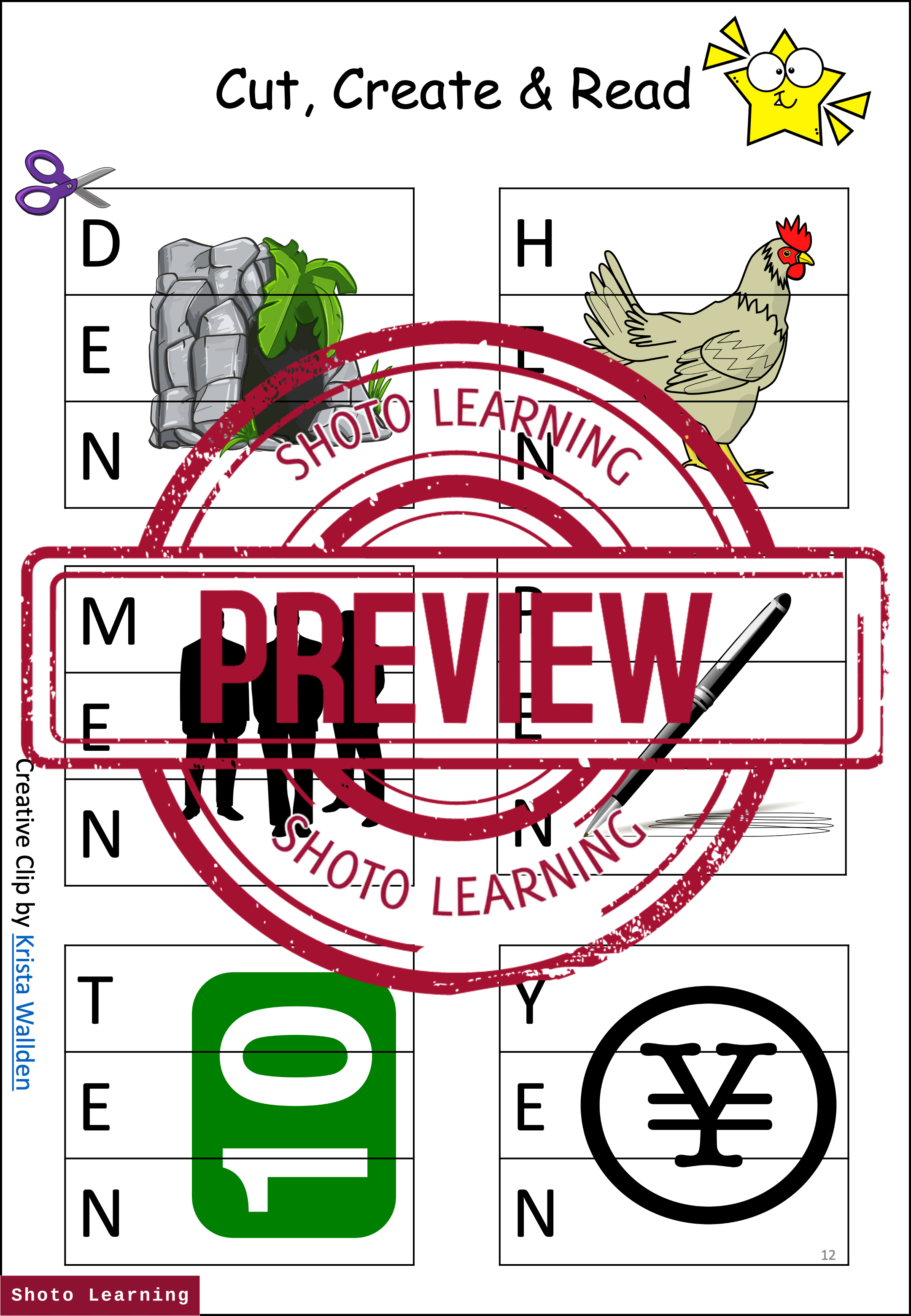 AM WORD FAMILY CVC BLEND WORKSHEET SPEAKING READING WRITING 3 & 4 ...