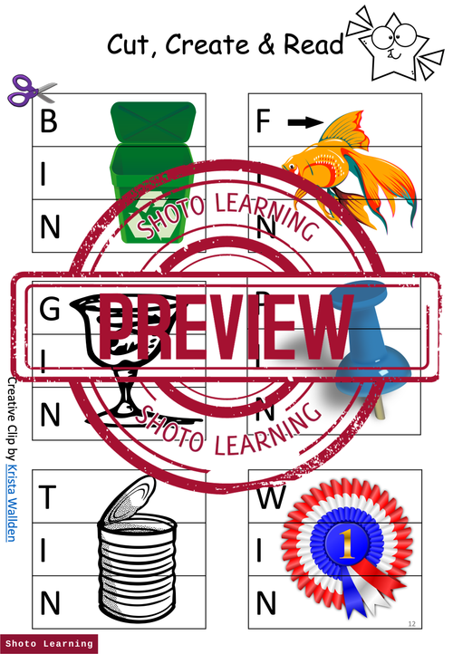 EN WORD FAMILY CVC BLEND WORKSHEET - SPEAKING READING & WRITING 3 ...