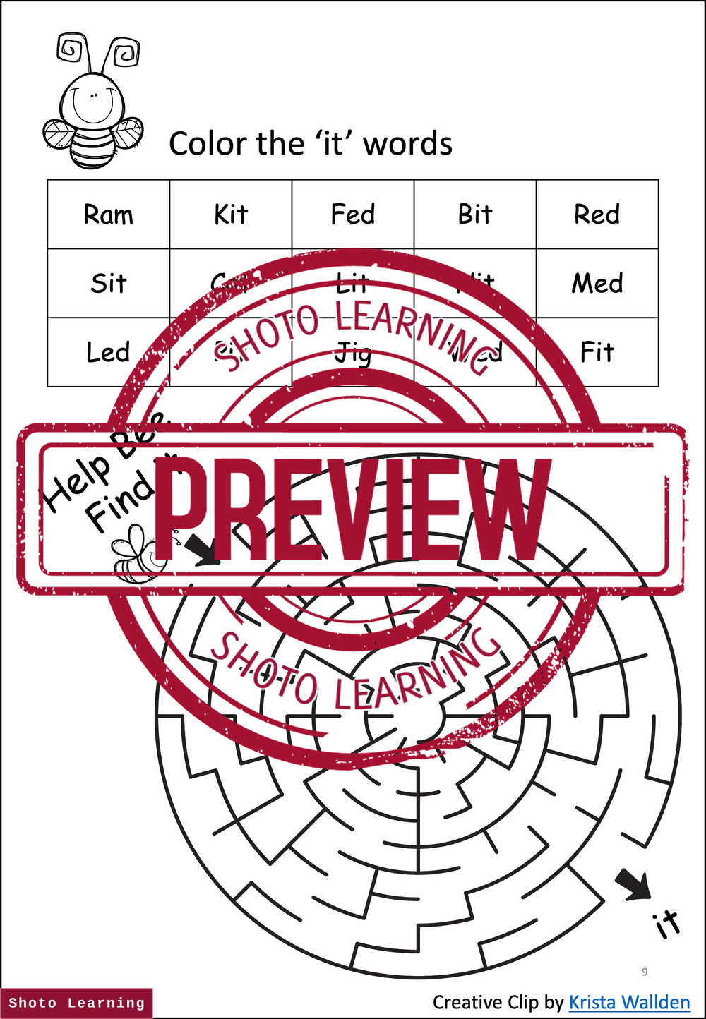 AM WORD FAMILY CVC BLEND WORKSHEET SPEAKING READING WRITING 3 & 4 ...