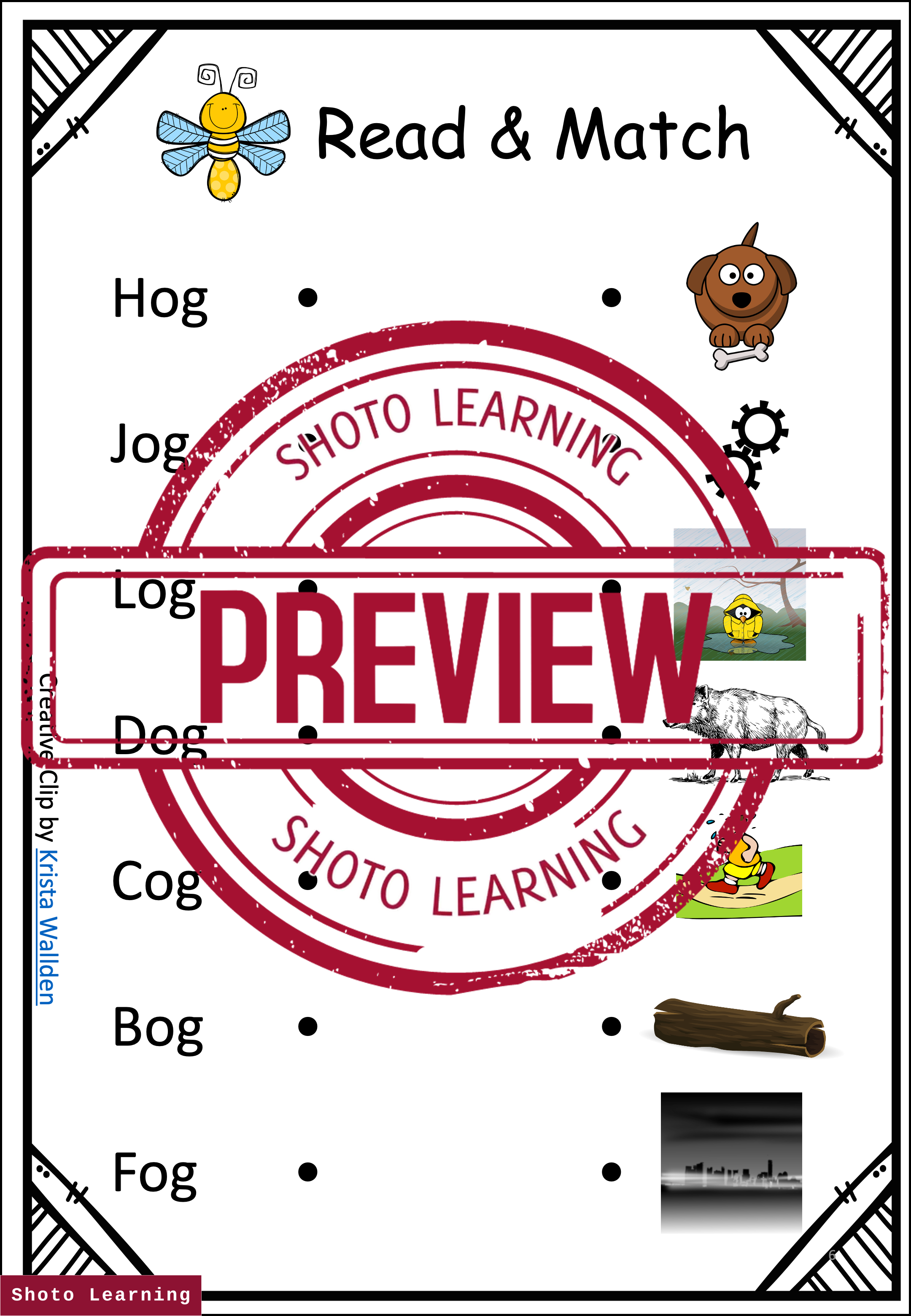 EG WORD FAMILY CVC BLEND WORKSHEET - SPEAKING READING & WRITING 3 ...