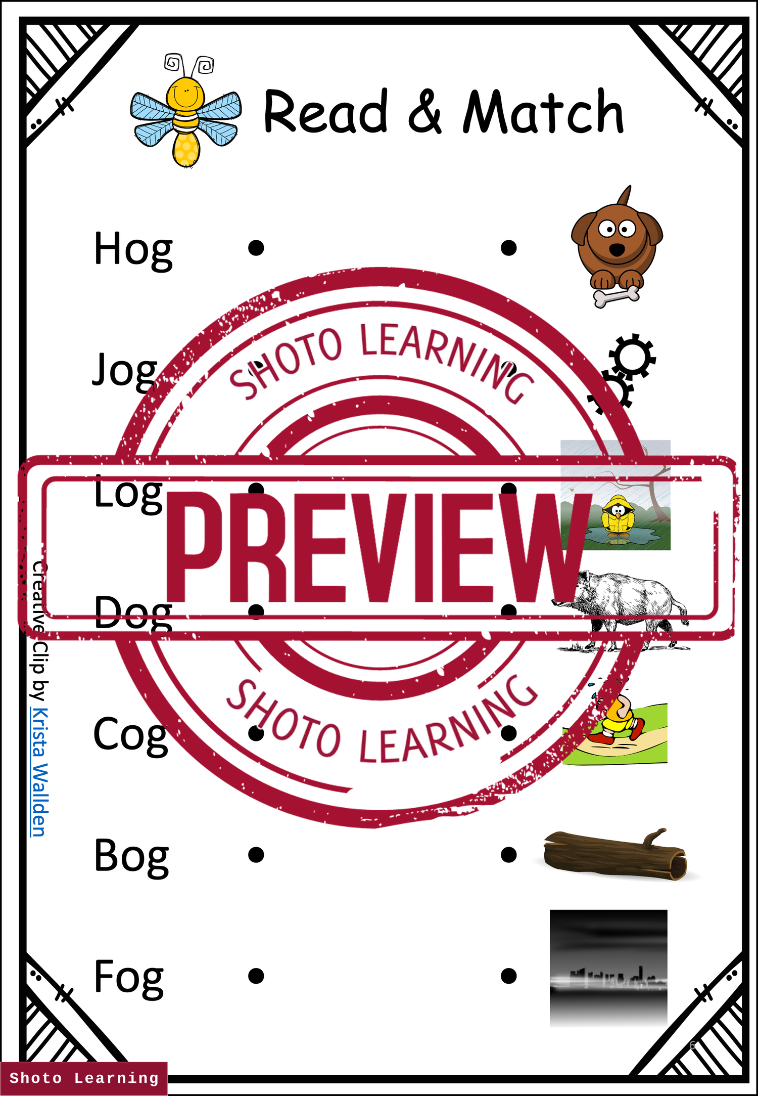 EG WORD FAMILY CVC BLEND WORKSHEET - SPEAKING READING & WRITING 3 ...