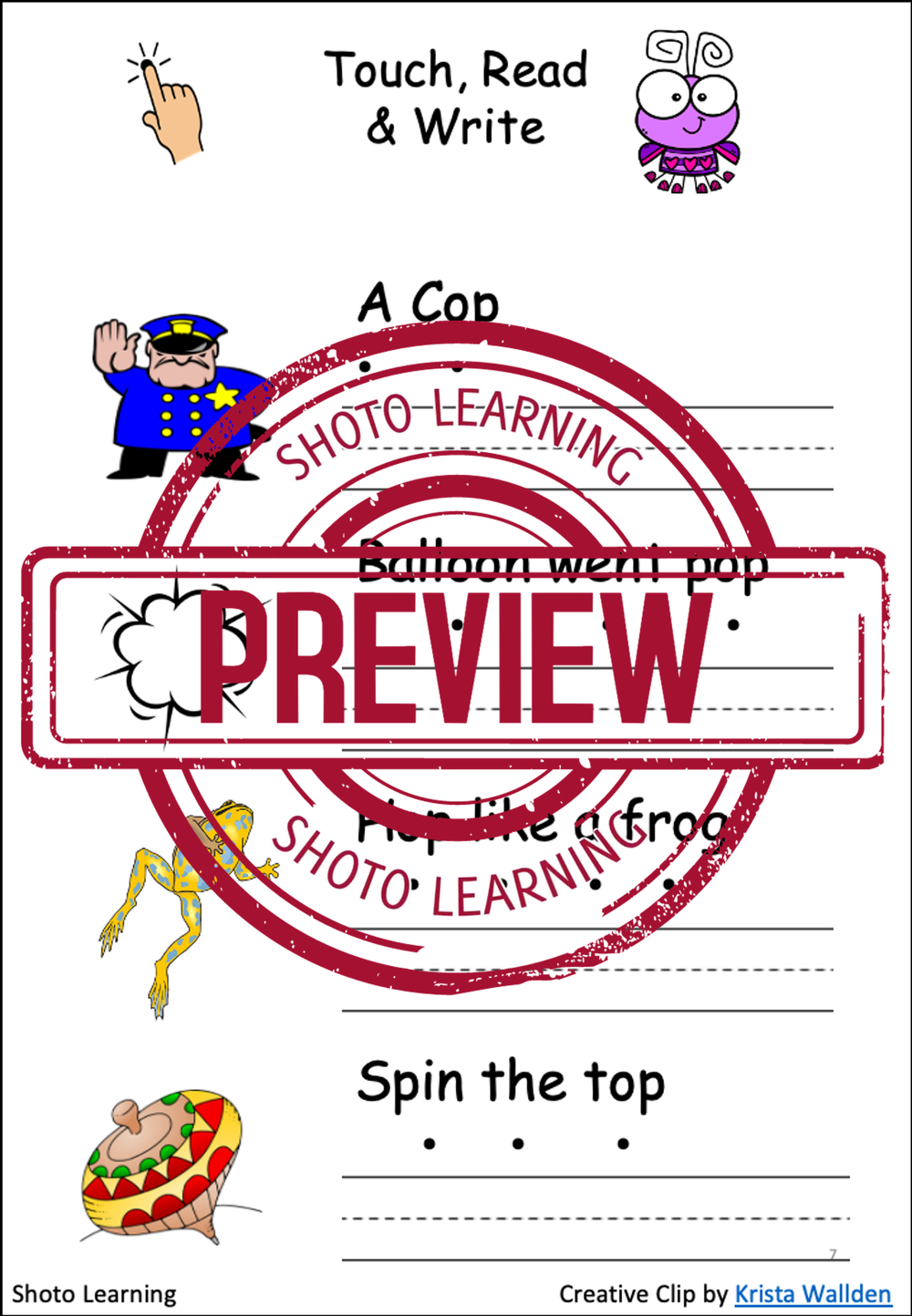 IP WORD FAMILY CVC BLEND WORKSHEET SPEAKING READING WRITING 3 & 4 ...