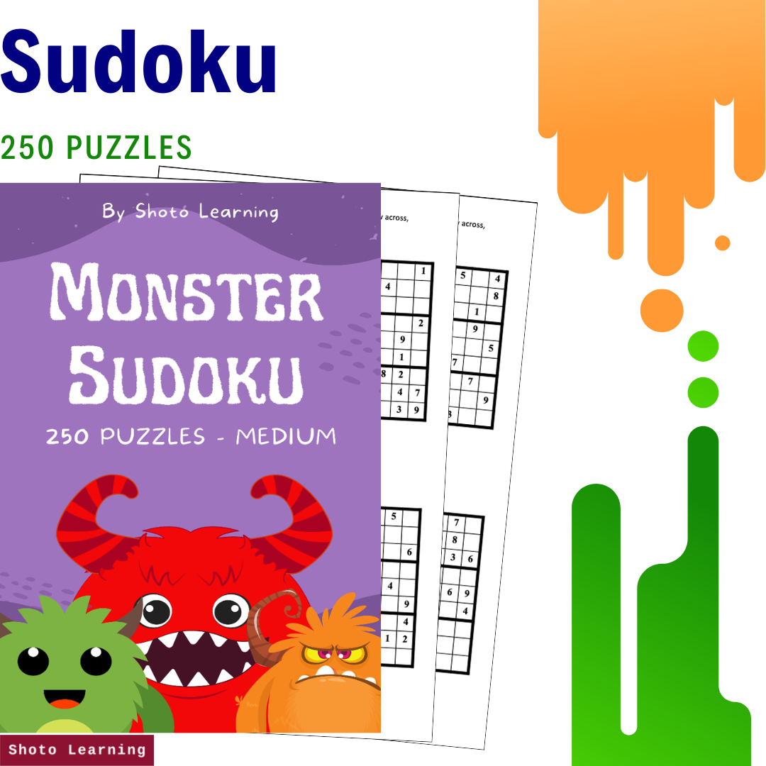 Sudoku — Shoto Learning | English | Math | Science Worksheets