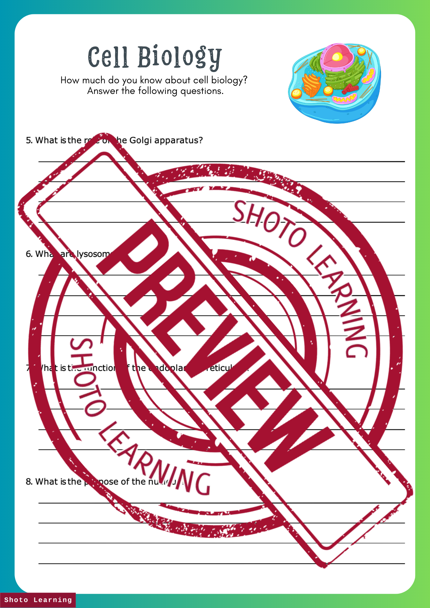 Cell Biology Cryptogram Trio: Decode the Secrets of Life!