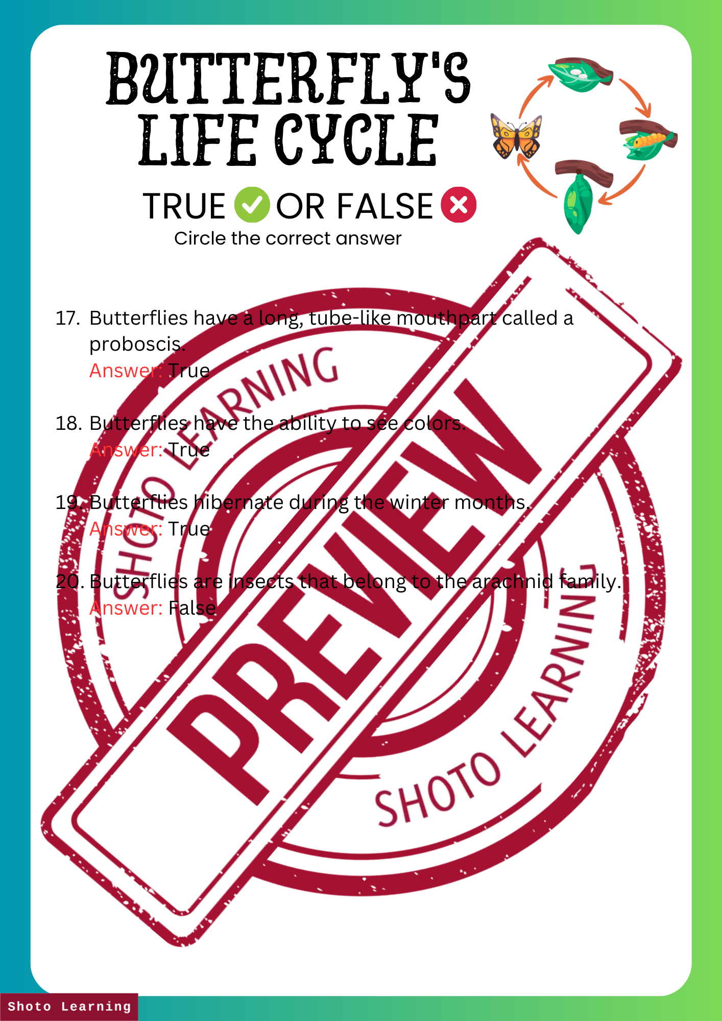 Digestive Fact or Fiction: True or False Worksheet on Gut Health ...