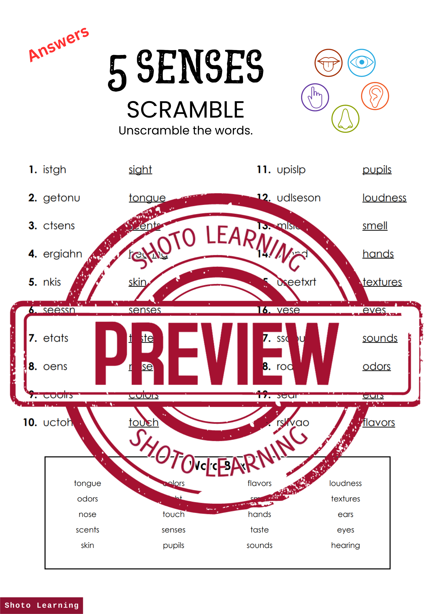 LIVING AND NON LIVING SCIENCE ACTIVITY UNSCRAMBLE WORDS SCRAMBLE ...