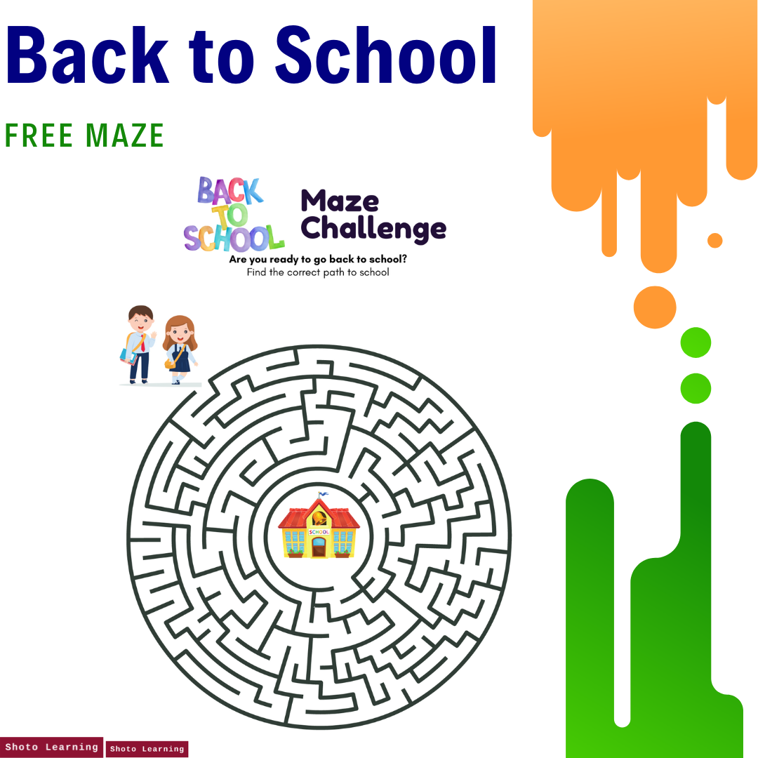 FREE Back to School Maze: Unleash Your Inner Adventurer!