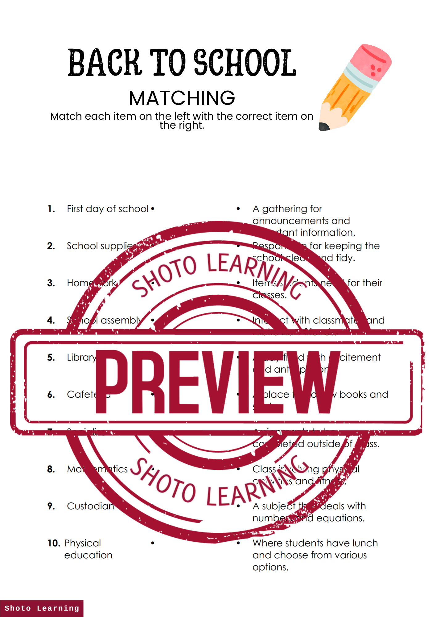 Back to School Missing Letter Worksheet: Strengthen Spelling ...
