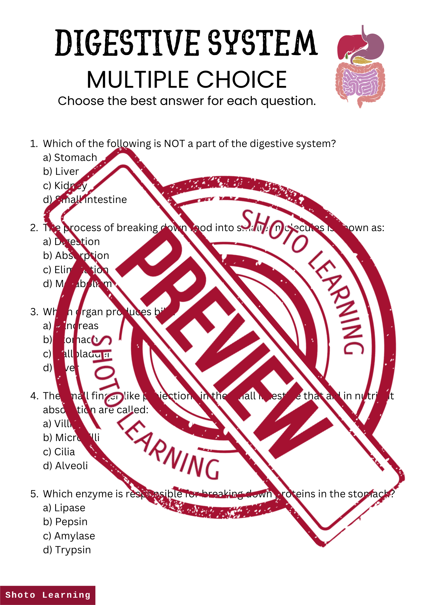 Biochemistry Multiple-Choice Mastery: Test Your Molecular Knowledge ...