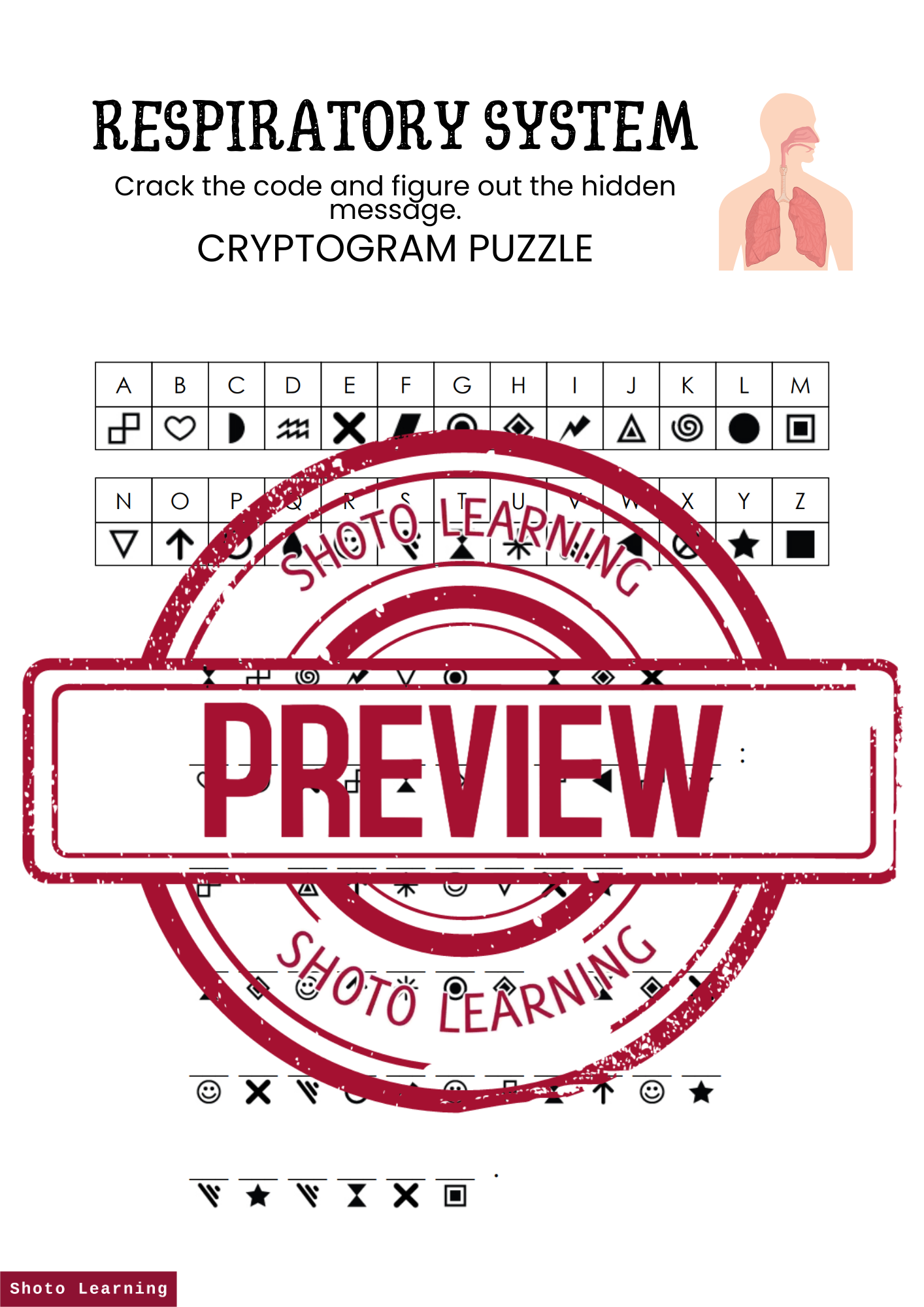 Respiratory System Word Search: A Fun and Educational Puzzle for Kids ...