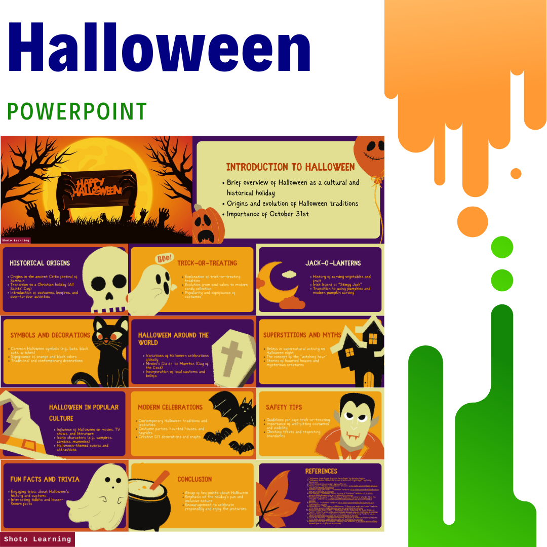 Halloween PowerPoint Presentation: A Great Way to Learn About Halloween ...