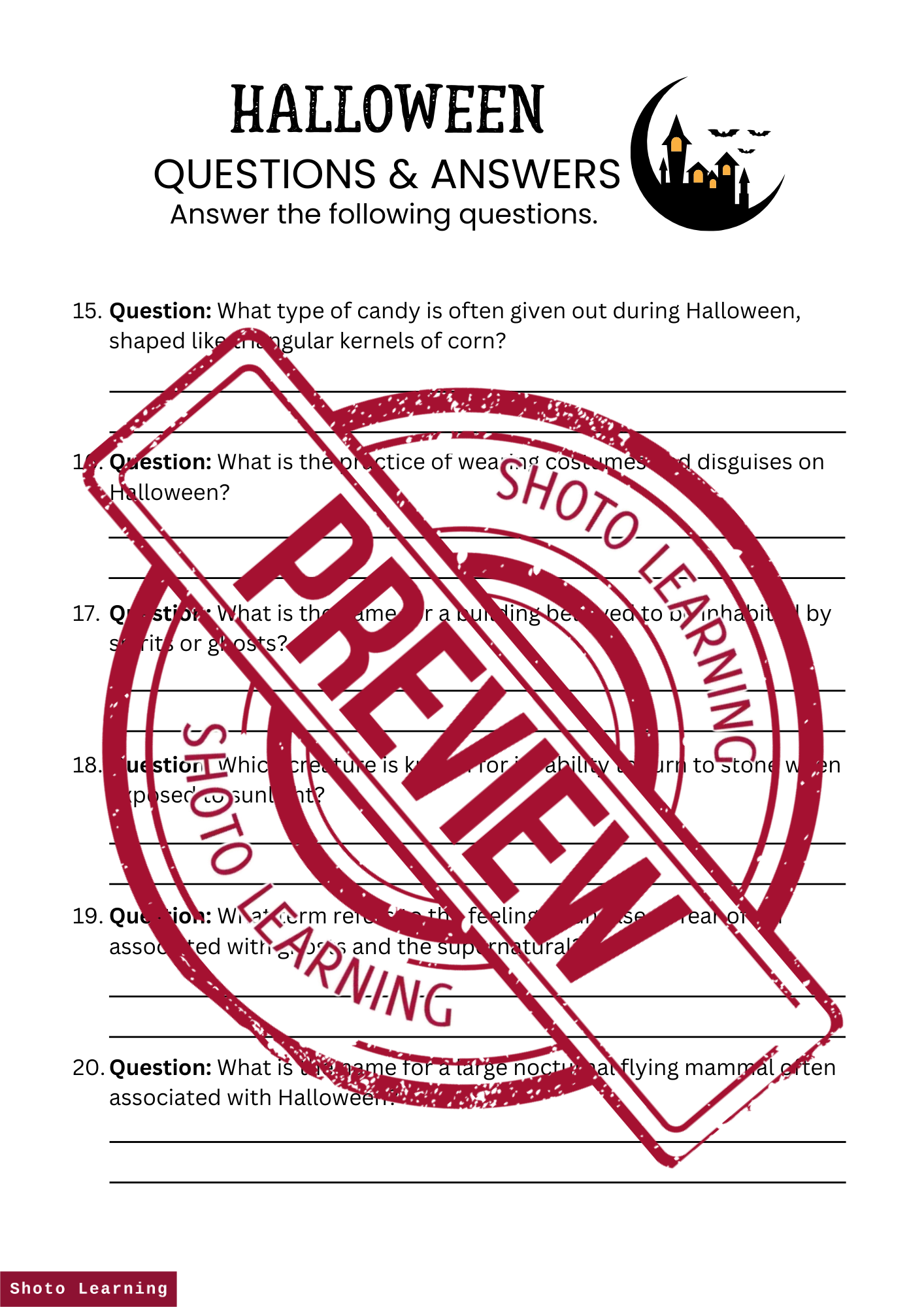 Halloween Missing Letter Worksheets: Fun and Educational Way to Improve ...