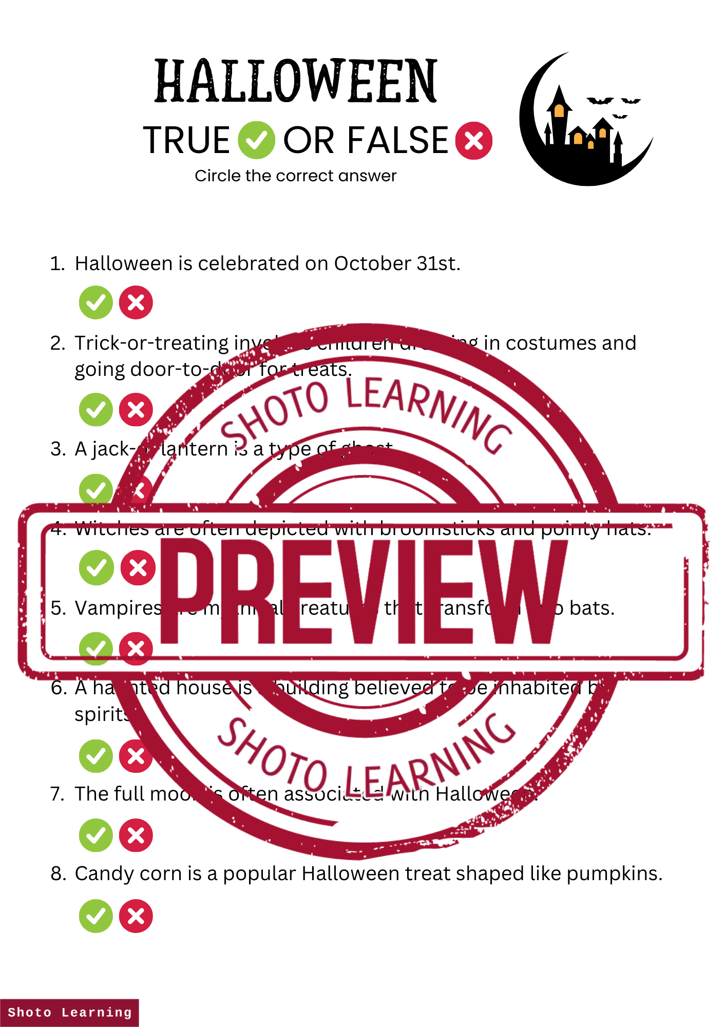Halloween Worksheet Game Bundle: A Spooky Collection of Activities for ...