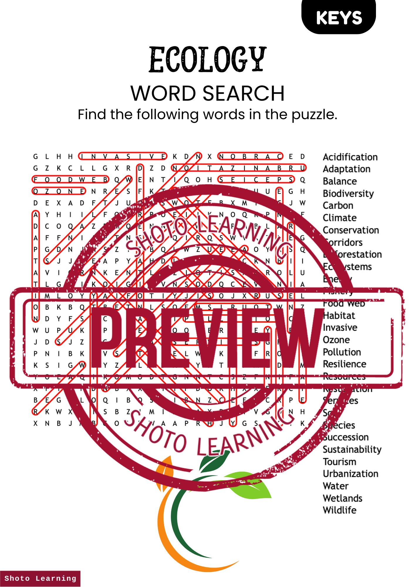 PARTS OF THE EAR SCIENCE ACTIVITY WORD FIND SEARCH FINDER GAME ...