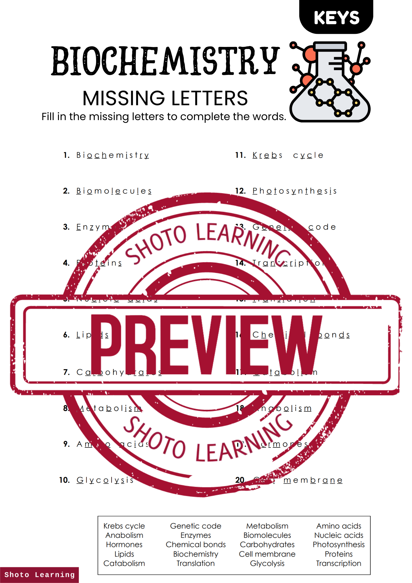 Missing Letter Worksheet: Learn the Respiratory System — Shoto Learning ...