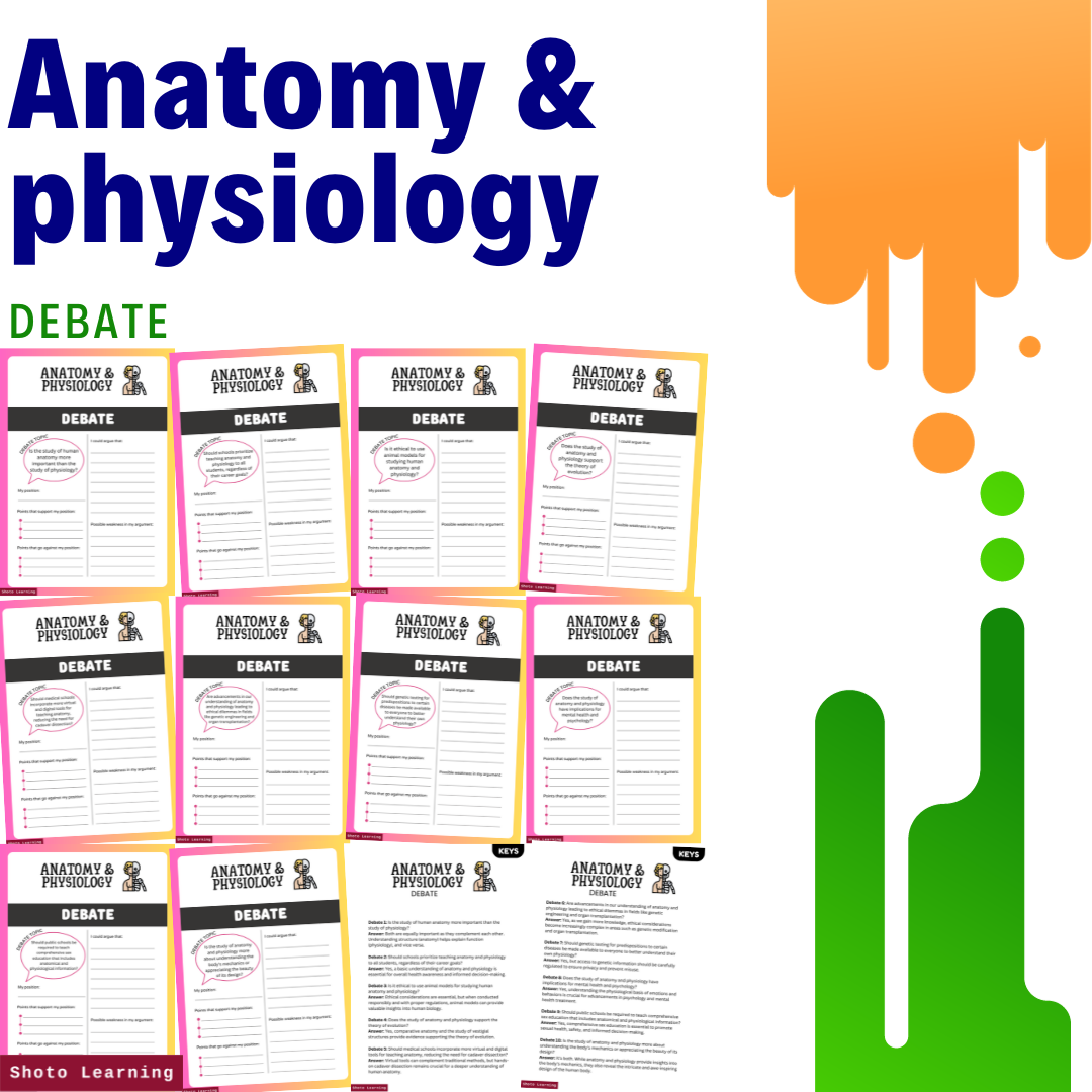 10 Anatomy and Physiology Debate Worksheets - Fun, Challenging, and ...