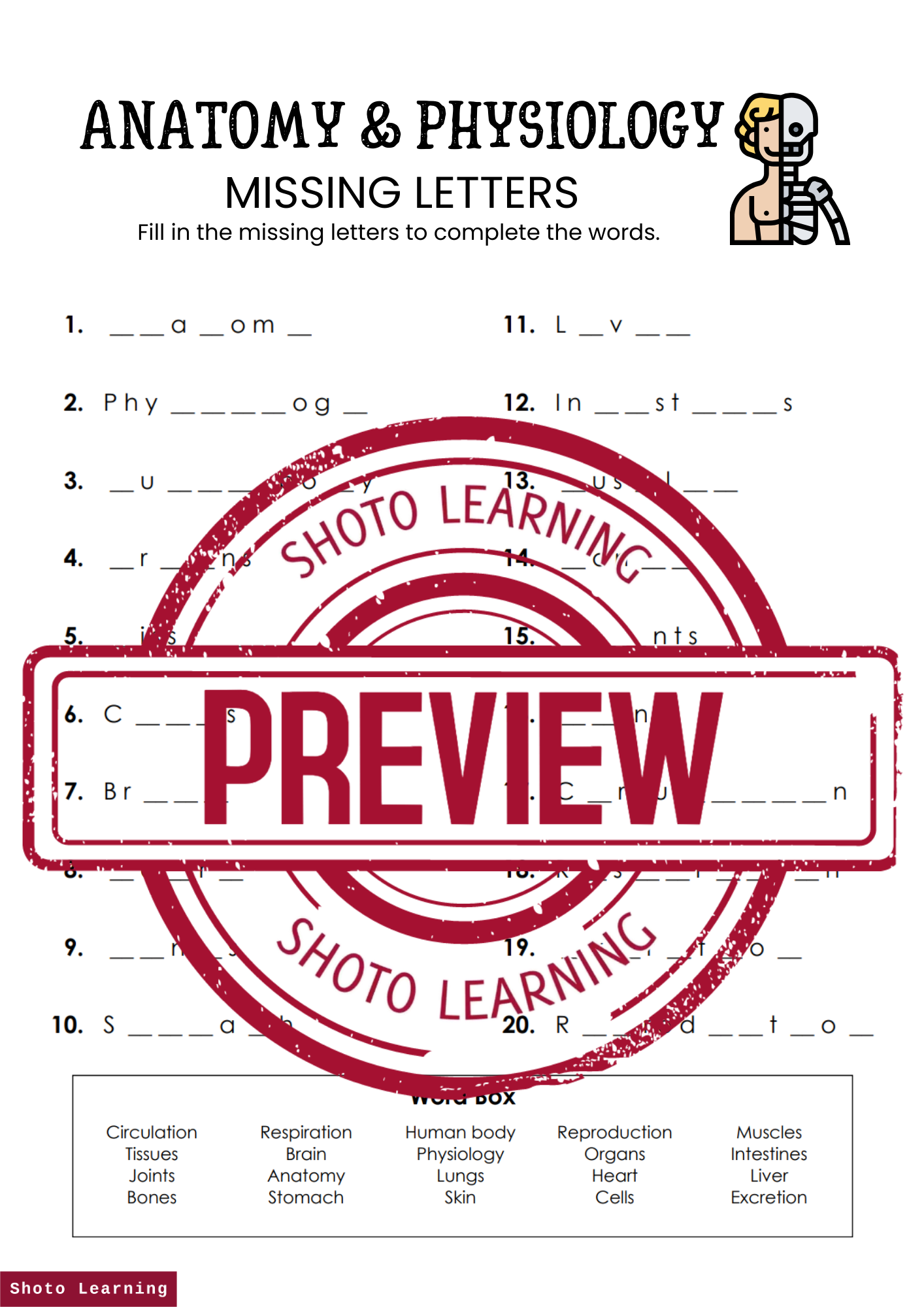 Ecology Missing Letter Worksheets: Fill in the Blanks for Environmental ...