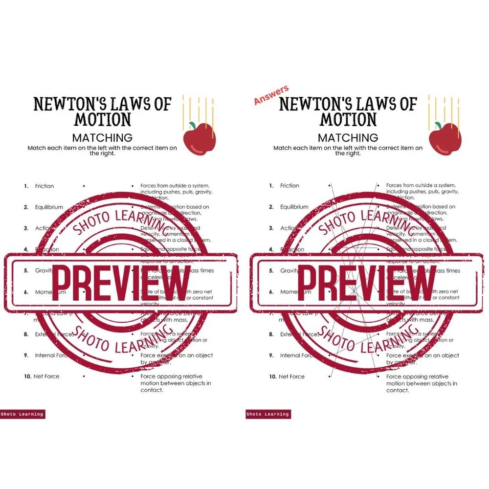 Free Newton's Laws of Motion Poster Set - Educational & Fun