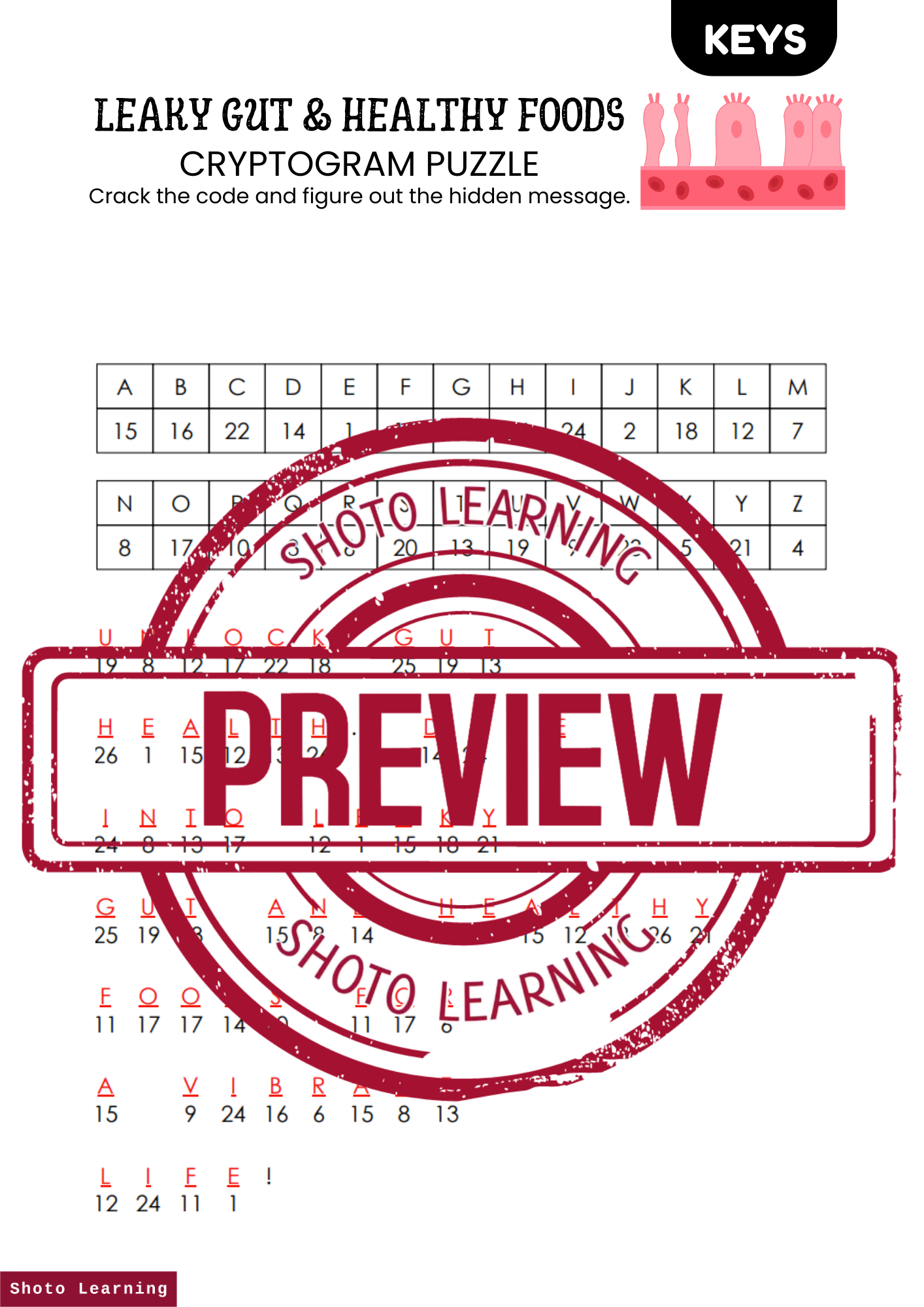 Leaky Gut & Healthy Foods Title.png — Shoto Learning | English | Math ...