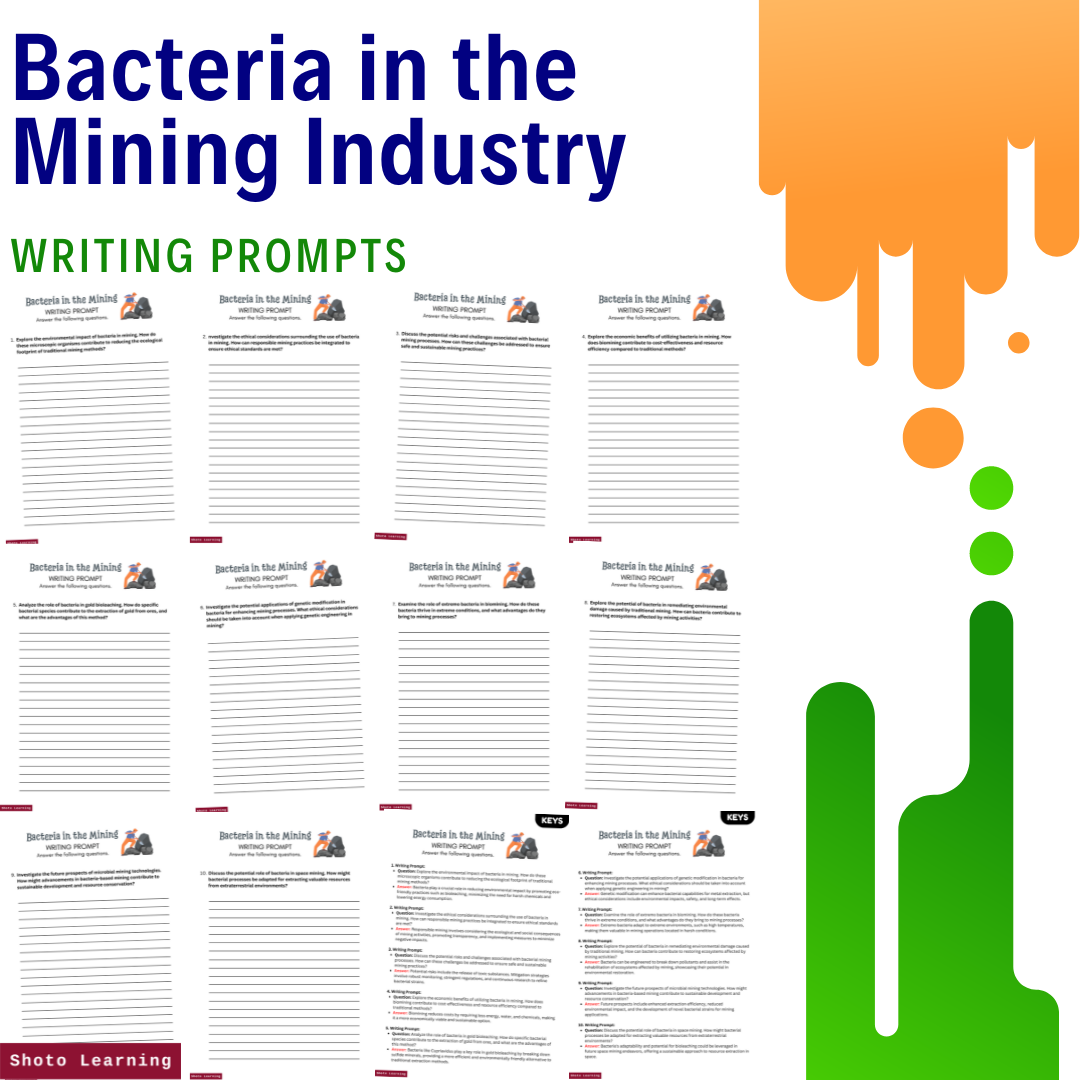 Bacterial Mining Insight: Questions and Answers Worksheet — Shoto ...
