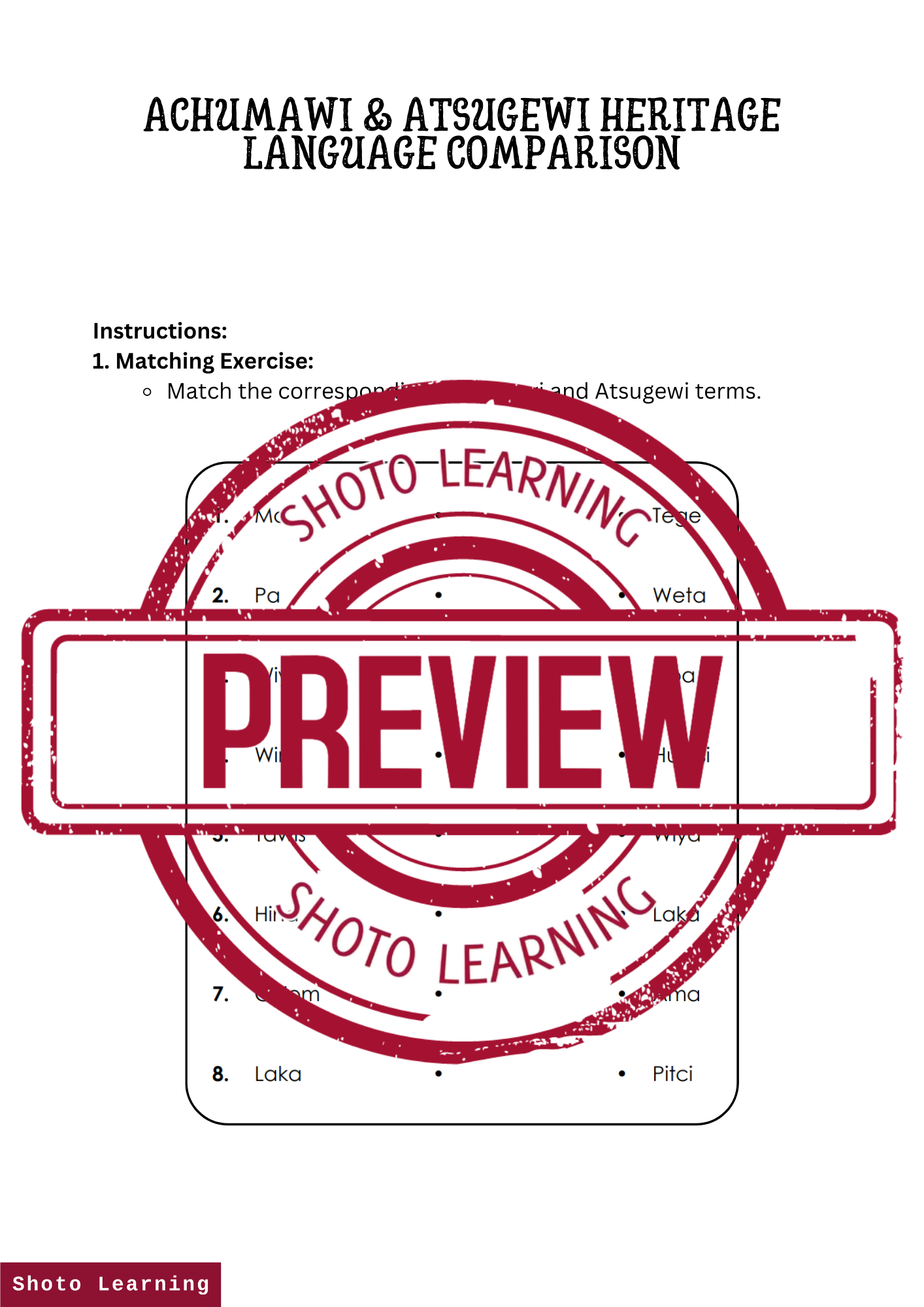 Achumawi Language Essentials: Complete Learning Bundle — Shoto Learning ...