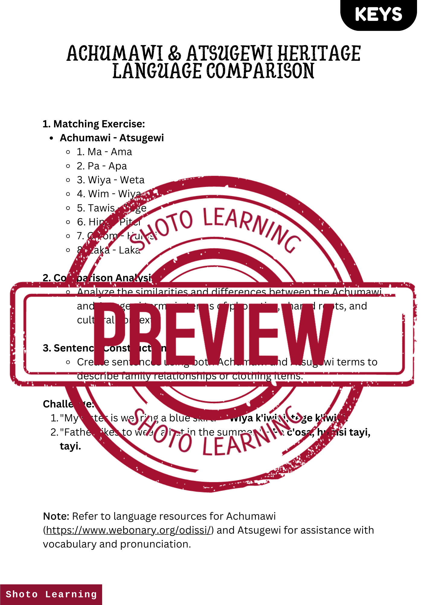 Achumawi Language Essentials: Complete Learning Bundle — Shoto Learning ...