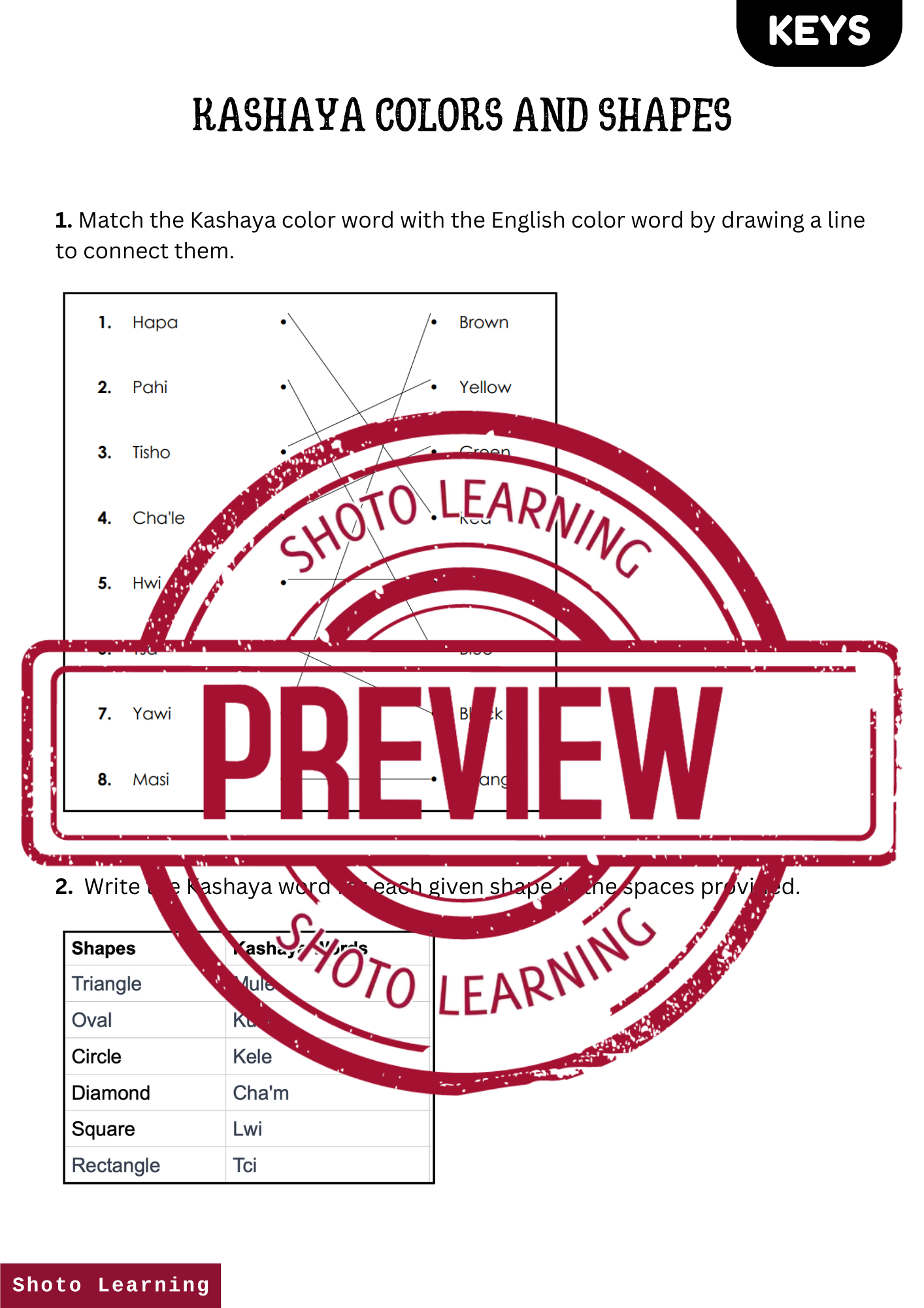 Kashaya Language Immersion: Complete Learning Bundle — Shoto Learning ...