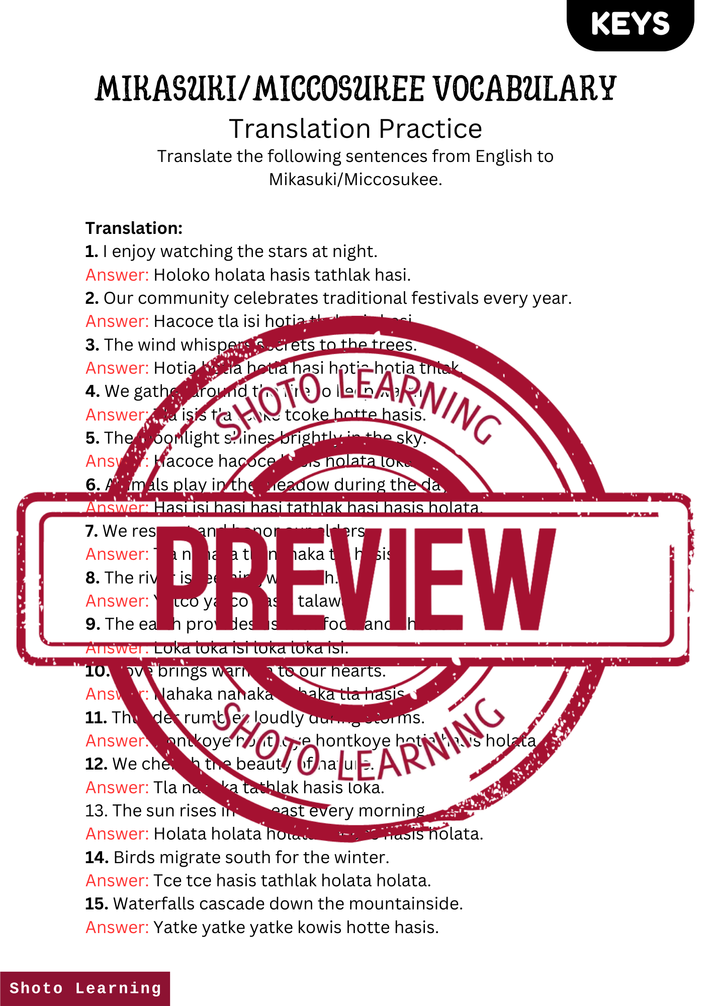 Achumawi Numbers Mastery: Explore and Practice Numbers 1-20 — Shoto ...