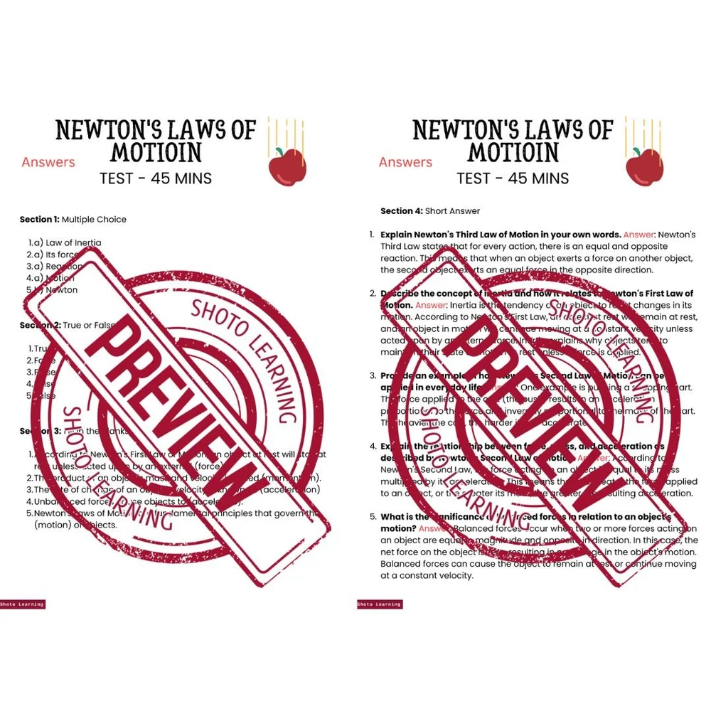 Free Newton's Laws of Motion Poster Set - Educational & Fun