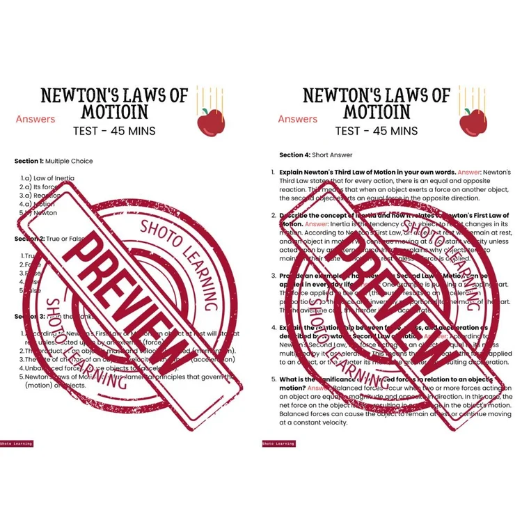 Free Newton's Laws of Motion Poster Set - Educational & Fun