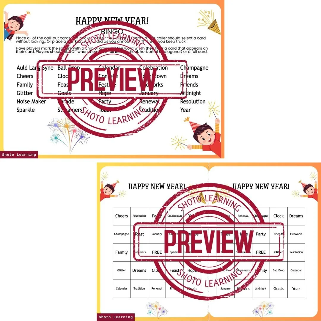New Year Multiple-Choice Worksheet – Fun & Educational