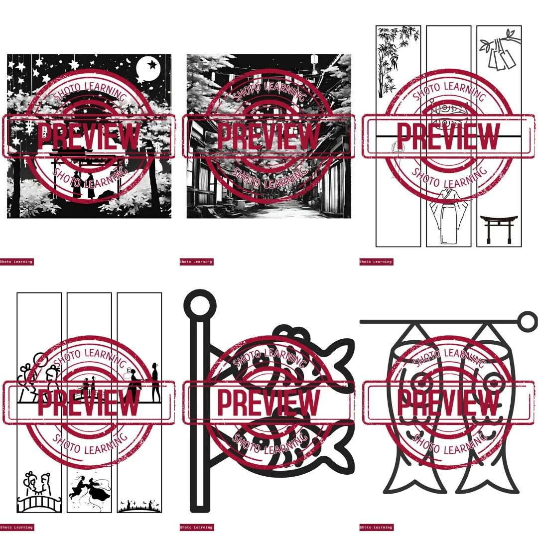 Tanabata Origami Printable – Japanese Craft Activity